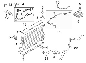 6G9Z-8B455-B 2013-2018 Ford C-Max Radiator Support Bracket | Fairway ...