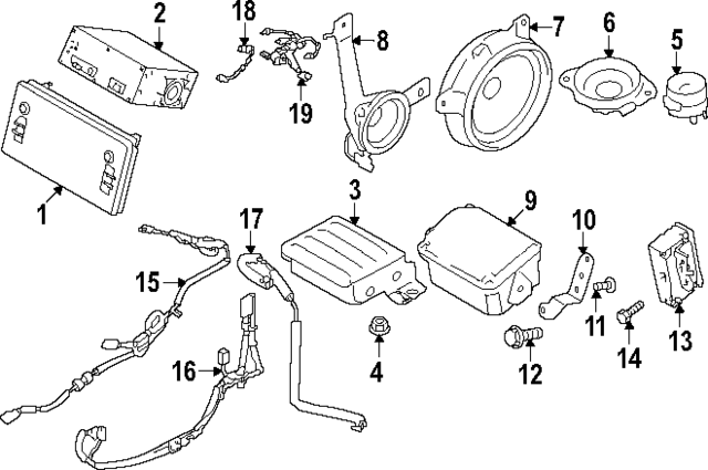 2022-2023 Subaru BRZ Rear Speaker 86301CA020 | Subaru Parts Guys