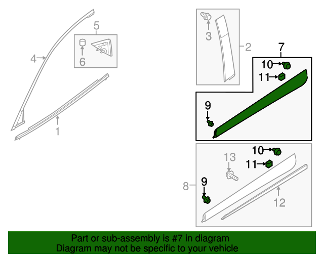 2016-2020 Mazda CX-3 OEM NEW 2016-2019 Mazda CX3 2.0L Lower Molding ...