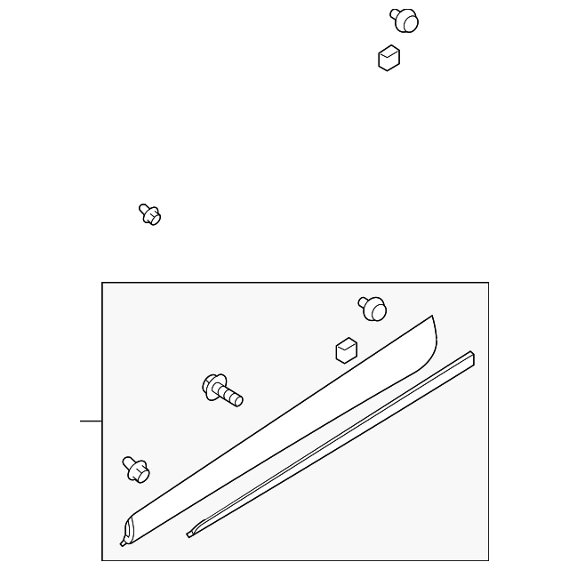 D10F-51-RB0C - Lower Molding - 2016-2021 Mazda CX-3 | Mazda Swag