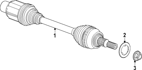 Drive Axles for 2024 Chevrolet Blazer EV | GM Parts Center