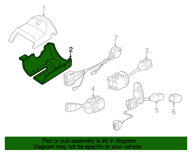 Genuine BMW 32-31-1-093-274 | Lower Column Cover | FREE Shipping on ...