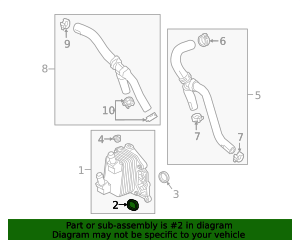 2019-2021 GM Oil Cooler Outer Seal 12698623 | QuirkParts