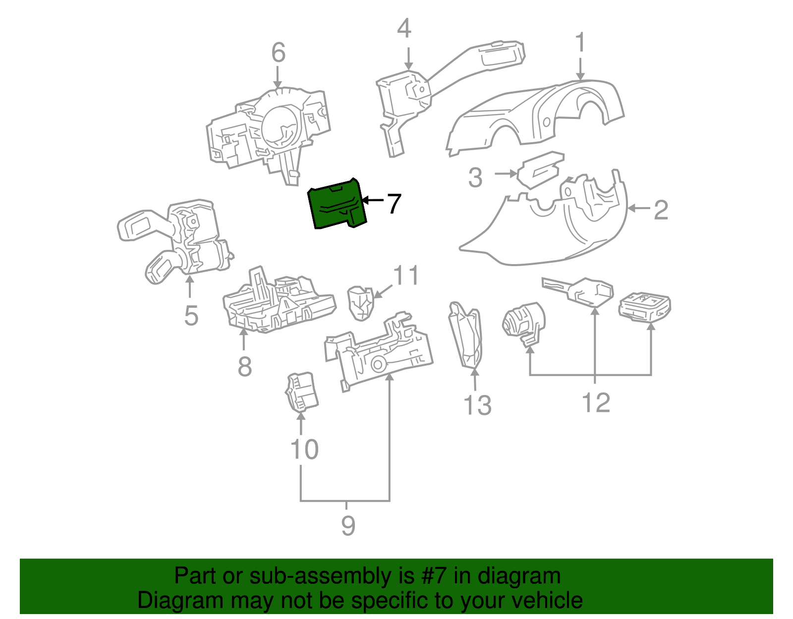2009-2010 Volkswagen Control Module 1K0-953-549-CD | OEM VW Parts Haus