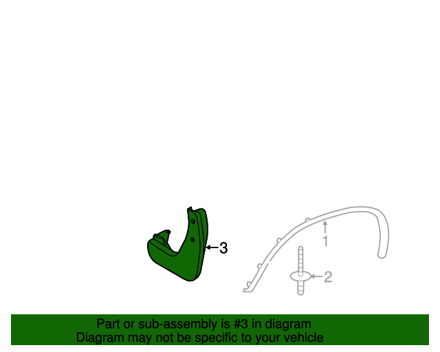 Genuine BMW 82-16-2-155-852 | Mud Flaps - Front | FREE Shipping on Most ...