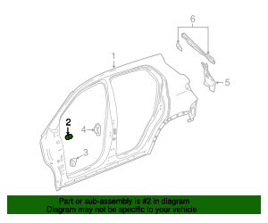 2013-2020 GM Uniside Panel Upper Bracket 95999953 | GMPartsDirect.com