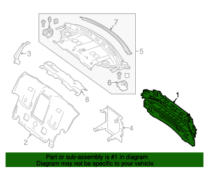 222-640-33-00 - Rear Body Panel 2014-2020 Mercedes-Benz | Mercedes-Benz ...