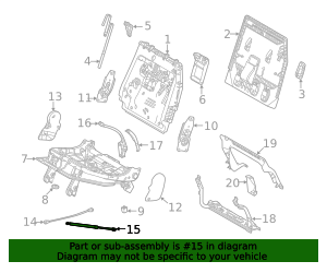Genuine Toyota Strut Rod part# 71305-08050 for 2021-2024 Toyota Sienna ...