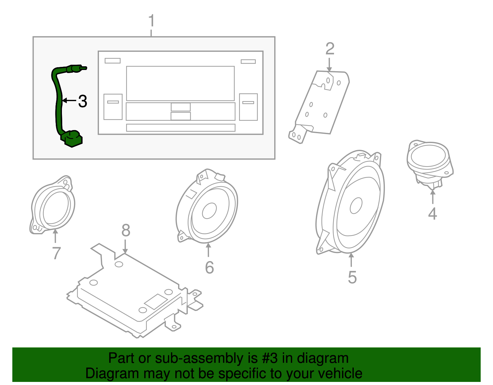 2014-2018 Subaru Forester Harness 86325SG310 | Subaru Parts Deals