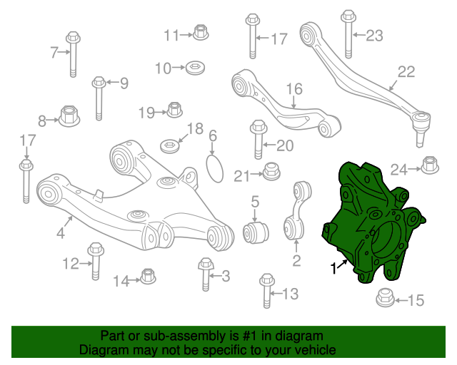 33-32-6-793-769 - Steering Knuckle 2011-2018 BMW | AutoNationParts.com