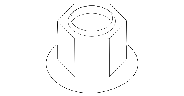 Genuine BMW 31-10-6-890-194 | Hexagon Nut with Collar - M14x1,5-10 ZNS3 ...
