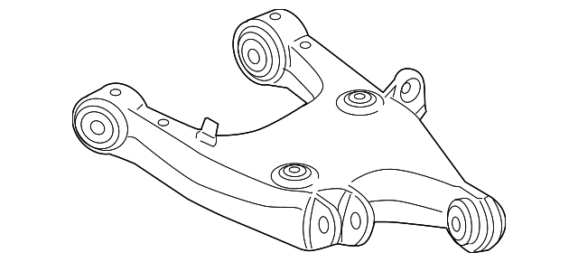 33326865898 - 2009-2019 BMW Lower Control Arm (33-32-6-865-898) | Parts ...