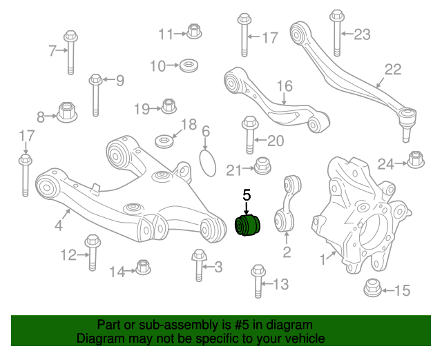 Genuine BMW 33-32-6-780-438 | Suspension Control Arm Bushing | FREE ...
