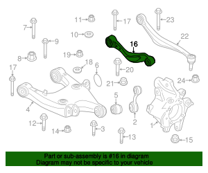 33326782135 - 2011-2019 BMW Ft Lateral Arm (33-32-6-782-135) | BMW of ...