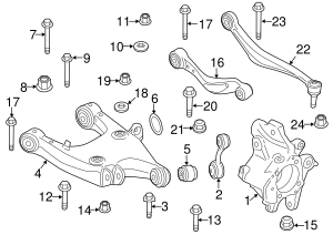 33-32-6-782-136 - Wishbone, right 2011-2019 BMW | AutoNationParts.com