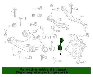 Genuine BMW 33-32-6-775-683 | Link Arm | FREE Shipping on Most Orders ...