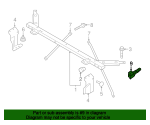2018-2022 Volvo XC60 Hood Stop Buffer 32219161 | NewAutoParts.com