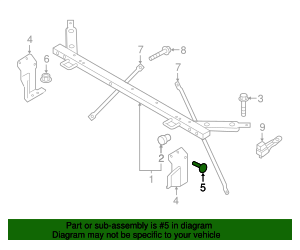 2015-2023 Volvo Bracket Screw 30624357 | TascaParts.com