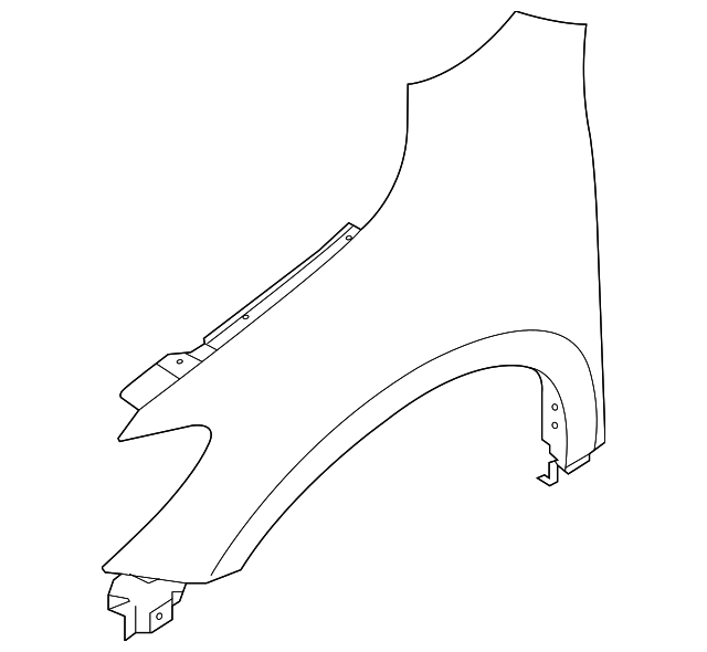 63101-3KA0B - Fender - 2013-2020 Nissan Pathfinder | Nissan OEM Parts ...