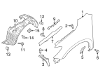 2013-2019 Nissan Pathfinder Front Bracket - Driver's Side (LH) F3181 ...