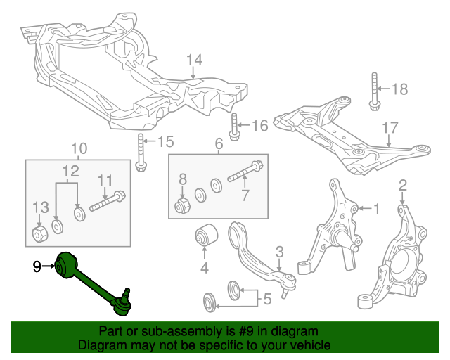 2012-2015 Mercedes-Benz C 63 AMG® Lower Control Arm 204-330-02-07 | MB ...