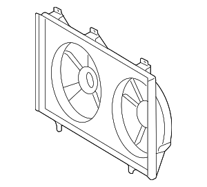 16711-0V100 - Engine Cooling Fan Shroud - 2012-2017 Toyota Camry | OEM ...
