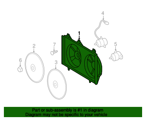 16711-0V100 - Engine Cooling Fan Shroud - 2012-2017 Toyota Camry | OEM ...