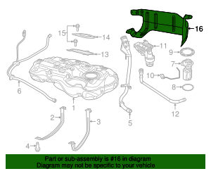 2016-2024 Mopar Heat Shield 68305329AA | Mopar Parts Canada