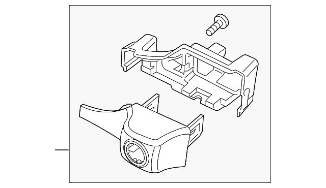 9487156 - Front Camera Housing - 2015 2016 Volvo S80 | Volvo OEM Parts ...