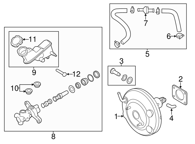 58510-1R200 - Master Cylinder Assembly - 2012-2017 Hyundai Accent | OEM ...