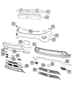Front Bumper and Fascia for 2014 Jeep Grand Cherokee | Mopar eStore