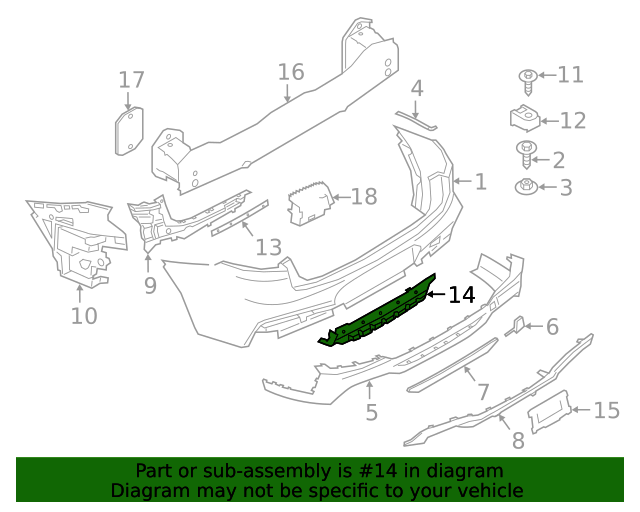 51-11-8-065-191 - Mount Bracket 2020-2021 BMW | BMW OEM Parts