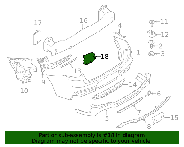 Genuine BMW 51-11-8-099-946 | Absorber | FREE Shipping on Most Orders ...