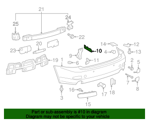52157-53040 - Support 2006-2014 Lexus | AutoNationParts.com