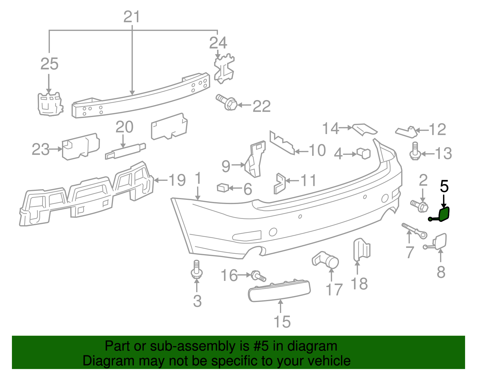 52162-53904 - Bumper Cover Plate - 2006-2020 Lexus | My L Parts
