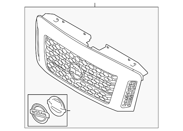 2020-2021 Nissan Titan Grille Assembly 62310-9FV1C | TascaParts.com