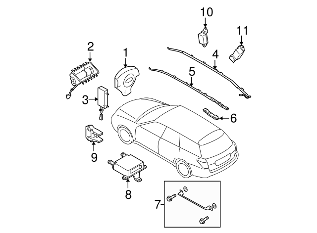 2005 Subaru Outback Control Module 98221AG04A | Subaru Parts Store