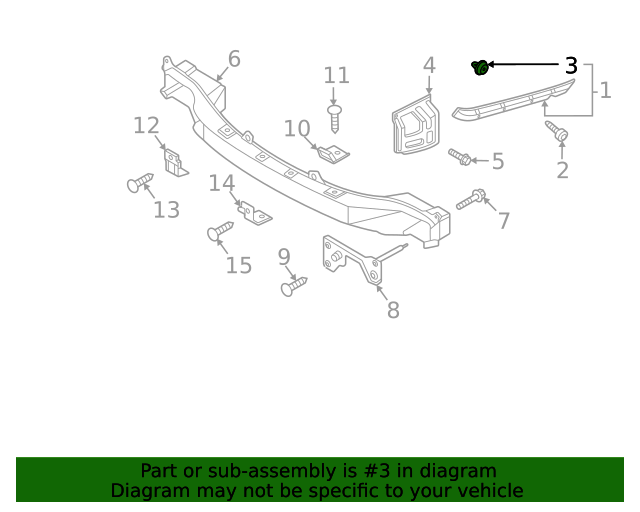 2016-2023 Kia Side Bracket Retainer 86625-B1000 | Kia Automotive Parts