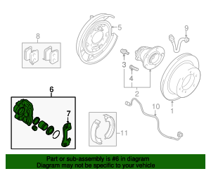 2008-2017 Mitsubishi Lancer Caliper 4605A477 | Mitsubishi Parts ...