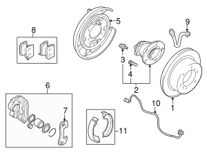 2008-2017 Mitsubishi Hub & Bearing 3785a008 | Mitsubishi Parts Warehouse