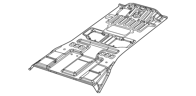 2021-2023 Jeep Grand Cherokee L Rear Floor Pan 68564383aa | TascaParts.com