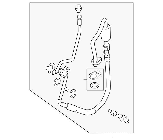 2013-2024 Ford Hose & Tube Assembly O-Ring DS7Z-19B596-A | OEM Parts Online