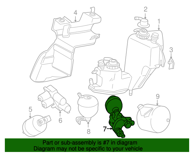 2203200858 - Relief Valve 2000-2006 Mercedes-Benz | AutoNationParts.com