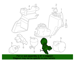 2203200858 - Relief Valve 2000-2006 Mercedes-Benz | AutoNationParts.com