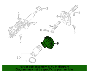 84164747 - Intermediate Steering Shaft Inner Boot 2019-2023 GM ...