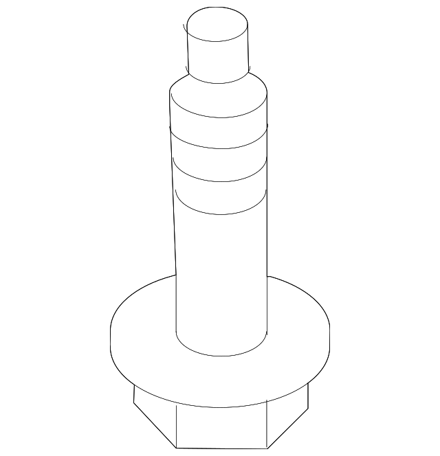 2011-2014 Mazda 2 Suspension Cross-Member Mount Bolt 9YA0-21-435A ...