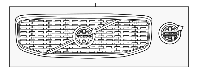 2018-2020 Volvo Upper Grille 31457464 | TascaParts.com