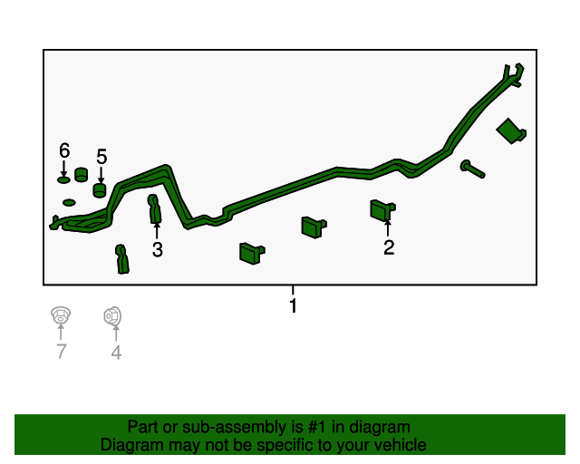 23199274 - Auxiliary Air Conditioning Inlet and Outlet Evaporator Tube ...