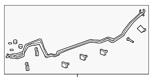 2007-2017 GM Tube Asm-Aux A/C Evpr(W/Aux Htr Inl&Otlt 23199274 | GM ...