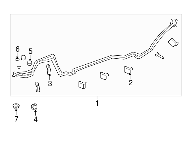 2007-2017 GM Auxiliary Air Conditioning Inlet and Outlet Evaporator ...